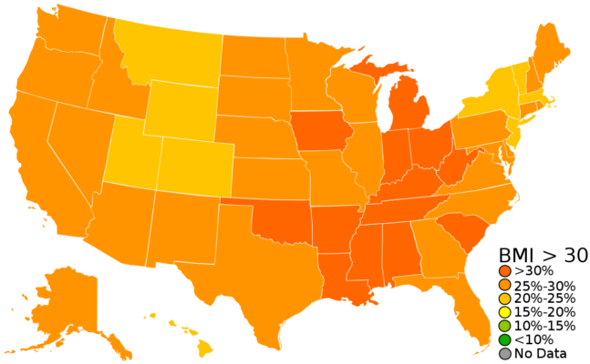 Obesity Prevalence Maps (CDC) - Physician Driven Health and Wellness